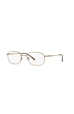SFEROFLEX Oval Full Rim Memory Metal Eyeglasses - Copper