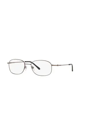 SFEROFLEX Oval Full Rim Memory Metal Eyeglasses - Grey