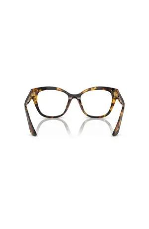 Miu Miu 54mm Square Optical Glasses - Tortoise