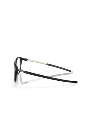 Oakley 52mm Round Full Rim Eyeglasses - Black
