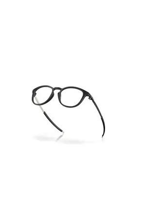 Oakley 52mm Round Full Rim Eyeglasses - Black