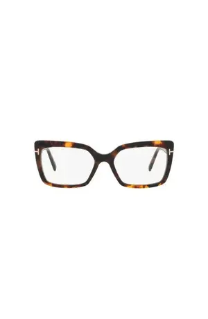 TOM FORD Rectangle Optical Glasses - Tortoise