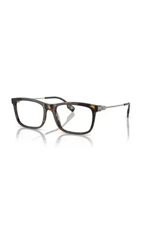 Burberry 53mm Rectangle Eyeglasses - Brown