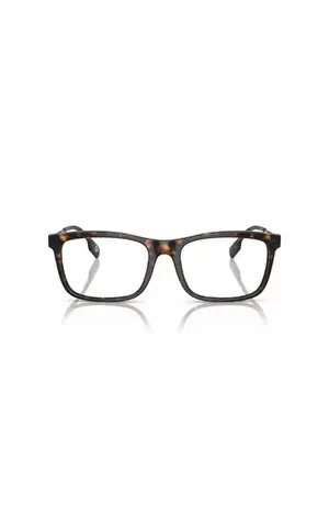 Burberry 53mm Rectangle Eyeglasses - Brown