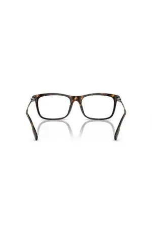 Burberry 53mm Rectangle Eyeglasses - Brown