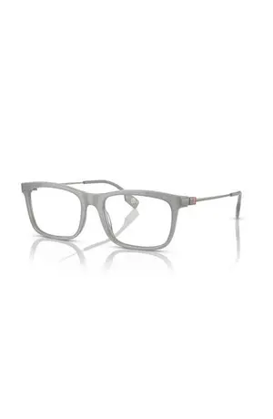 Burberry 53mm Rectangle Eyeglasses - Grey