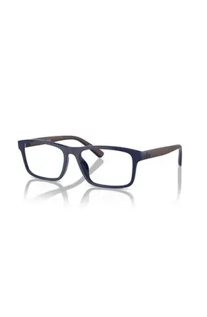 Polo Ralph Lauren 54mm Rectangle Optical Glasses - Blue