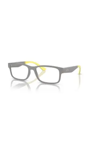 Armani Exchange 56mm Rectangle Optical Glasses - Grey