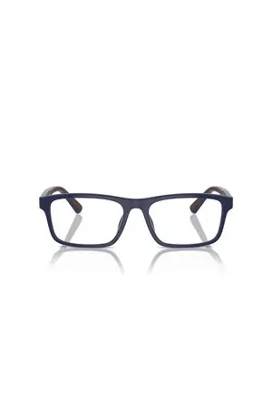 Polo Ralph Lauren 56mm Rectangle Full Rim Eyeglasses - Blue