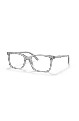 Brooks Brothers 55mm Square Optical Glasses - Grey