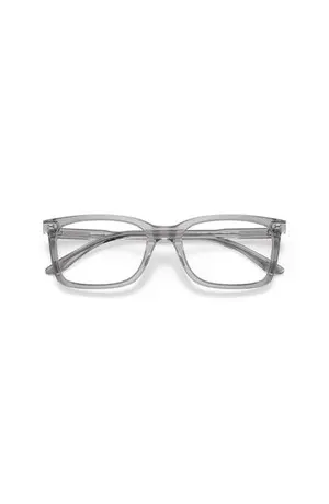 Brooks Brothers 55mm Square Optical Glasses - Grey