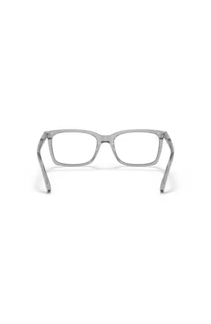 Brooks Brothers Square Full Rim Acetate Eyeglasses - Grey