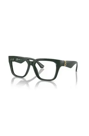 Burberry 51mm Square Optical Glasses - Green