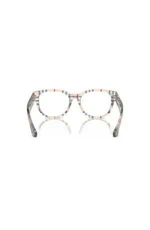 Burberry 51mm Phantos Optical Glasses - Tan/grey