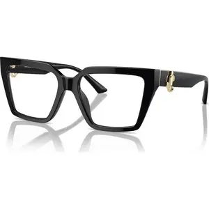 JIMMY CHOO Cat Eye Acetate Eyeglasses - Black