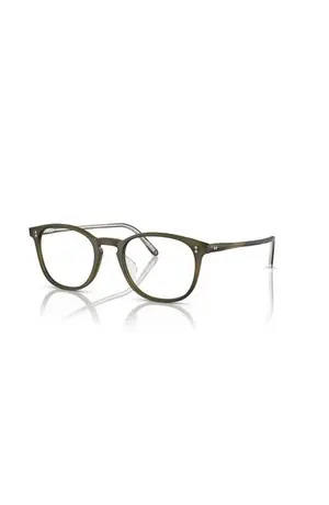 Oliver Spencer 49mm Square Optical Glasses - Brown