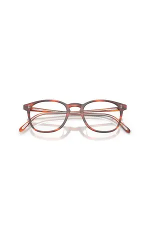 Oliver Spencer 49mm Square Optical Glasses - Tortoise