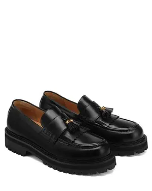 NAKED WOLFE Banter Box Leather Loafer