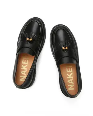 NAKED WOLFE Banter Box Leather Loafer