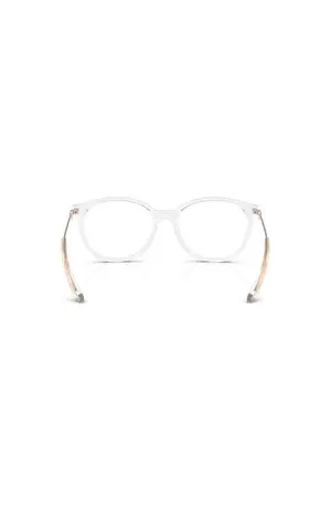 Armani Exchange 54mm Cat Eye Optical Glasses - Transparent