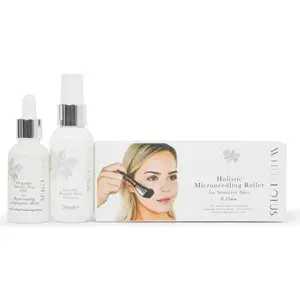 WHITE LOTUS BEAUTY Sensitive Skin Microneedling Kit - Black