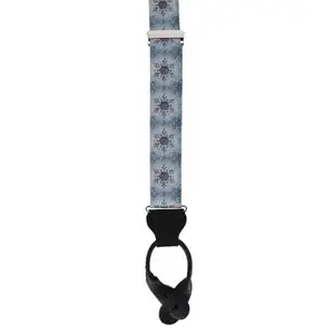 Trafalgar Silk Snowflake Braces - Light Blue