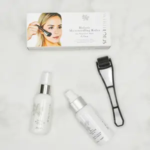 WHITE LOTUS BEAUTY Holistic Dermaroller Kit For Hair - Black