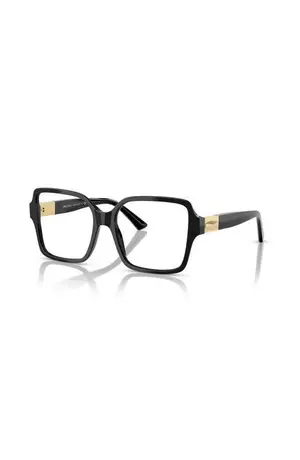 JIMMY CHOO 54mm Square Optical Glasses - Black