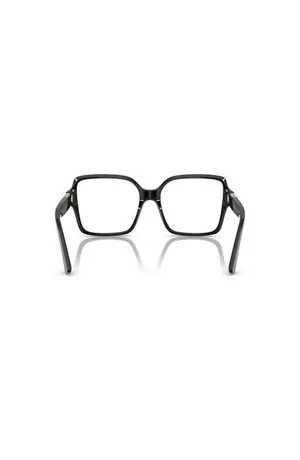 JIMMY CHOO Square Frame Acetate Eyeglasses - Black
