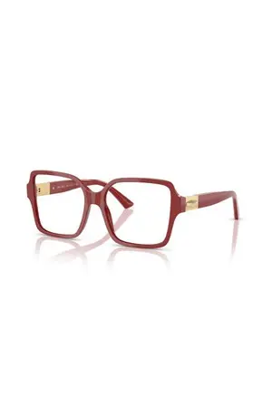 JIMMY CHOO 54mm Square Optical Glasses - Red