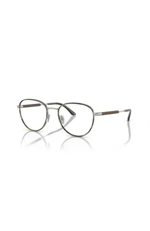 Giorgio Armani 52mm Phantos Eyeglasses - Silver