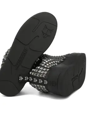 NAKED WOLFE Slide Studded Sneakers