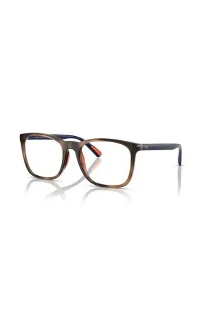 Polo Ralph Lauren 52mm Rectangle Optical Glasses - Tortoise