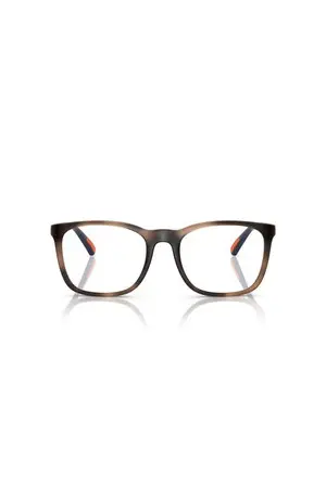 Polo Ralph Lauren 52mm Rectangle Optical Glasses - Tortoise