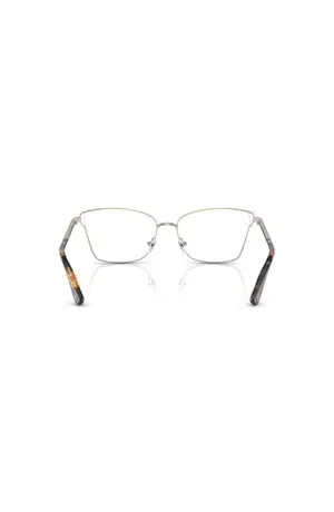 Michael Kors 53mm Rectangle Optical Glasses - Gold