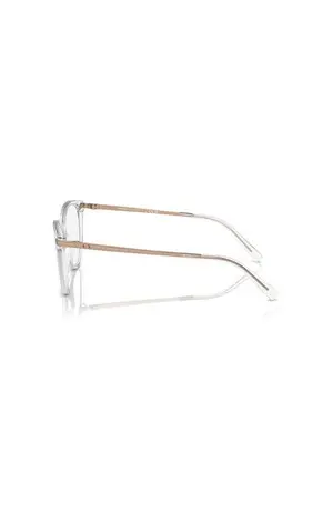 Armani Exchange 53mm Cat Eye Optical Glasses - Transparent
