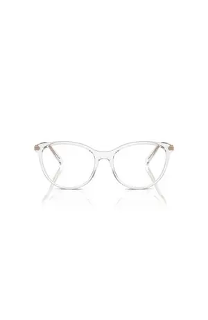 Armani Exchange Cat Eye Full Rim Eyeglasses - Transparent