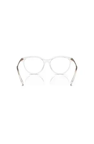 Armani Exchange Cat Eye Full Rim Eyeglasses - Transparent