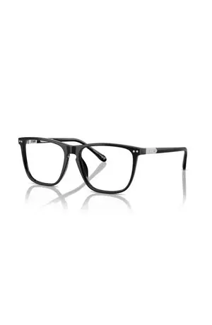 Ralph Lauren 53mm Square Full Rim Optical Glasses - Black