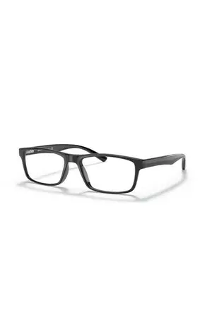 SFEROFLEX 56mm Rectangle Full Rim Eyeglasses - Black