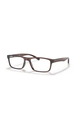 SFEROFLEX 56mm Rectangle Full Rim Eyeglasses - Brown