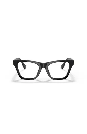 Burberry 52mm Square Optical Glasses - Black