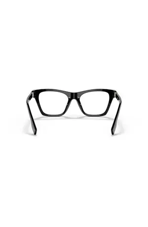 Burberry 52mm Square Optical Glasses - Black