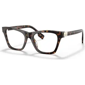 Burberry 52mm Square Optical Glasses Brown