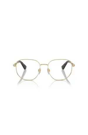 Burberry 55mm Square Optical Glasses - Gold