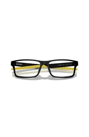 SCUDERIA FERRARI 57mm Rectangle Optical Glasses - Black