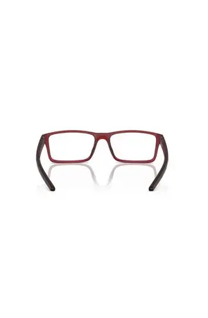 SCUDERIA FERRARI Rectangle Optical Glasses - Red