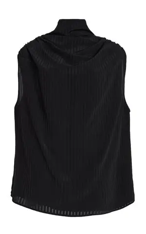 KALLMEYER Penny Cowl-neck Top - Black