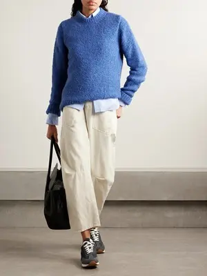 GOD’S TRUE CASHMERE Cashmere-bouclé Sweater