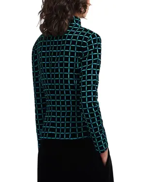 Emporio Armani Embroidered Velvet Jacket